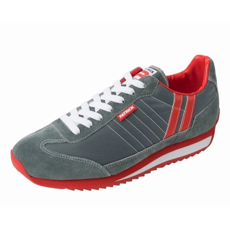 Made in Japan 🇯🇵 Patrick Walking Shoe Marathon GRY Grey Red 9624 ...