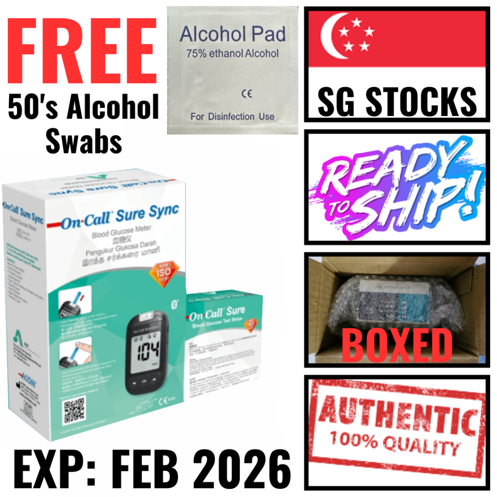 On Call Sure Test Strips | Glucose Meter | Blood Glucose | Accu Chek ...