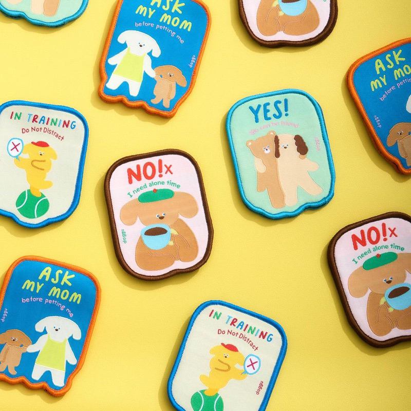DOGGU PETS Velcro Leash Patches for Dogs (Assorted Designs) | Shopee ...