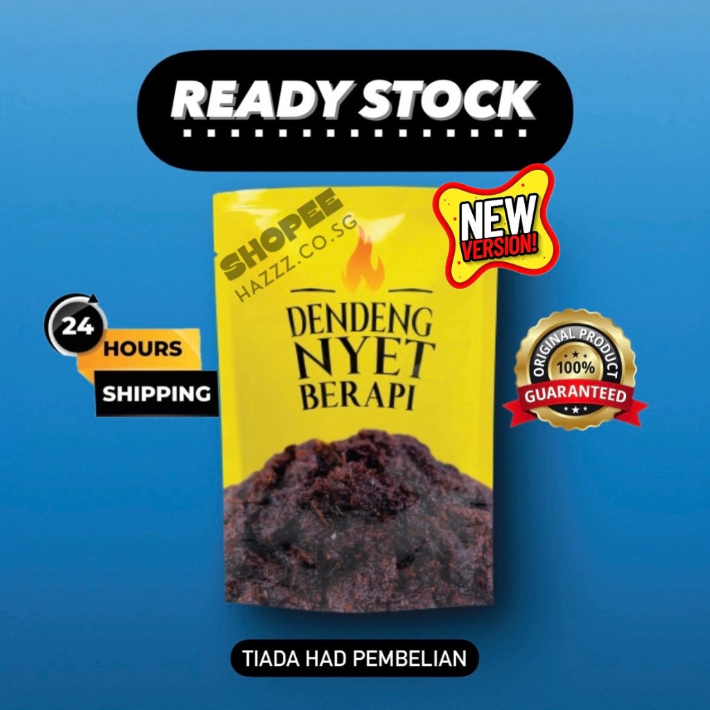Dendeng Nyet Berapi By Khairul Aming (Ready Stock) Terpaling Viral 2025 | Shopee Singapore