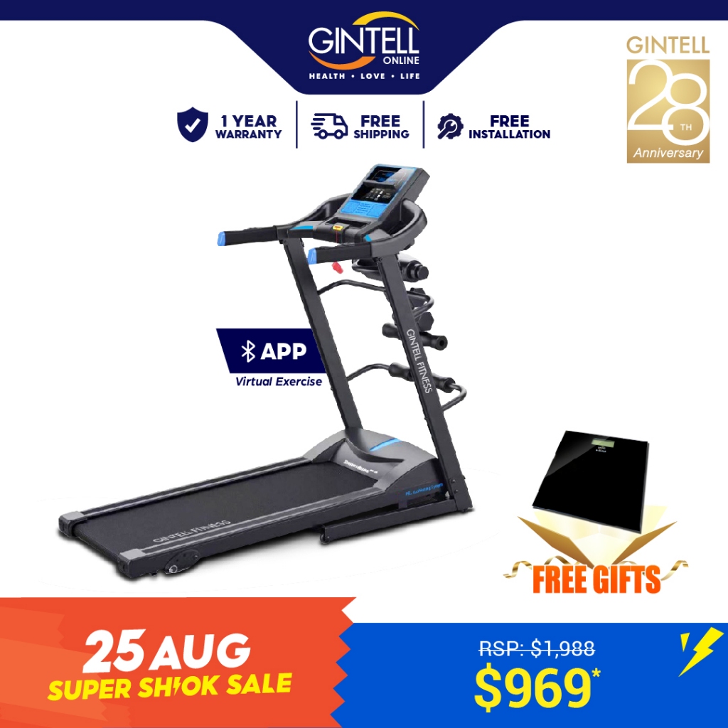 GINTELL SmartRunz Plus Treadmill | Shopee Singapore