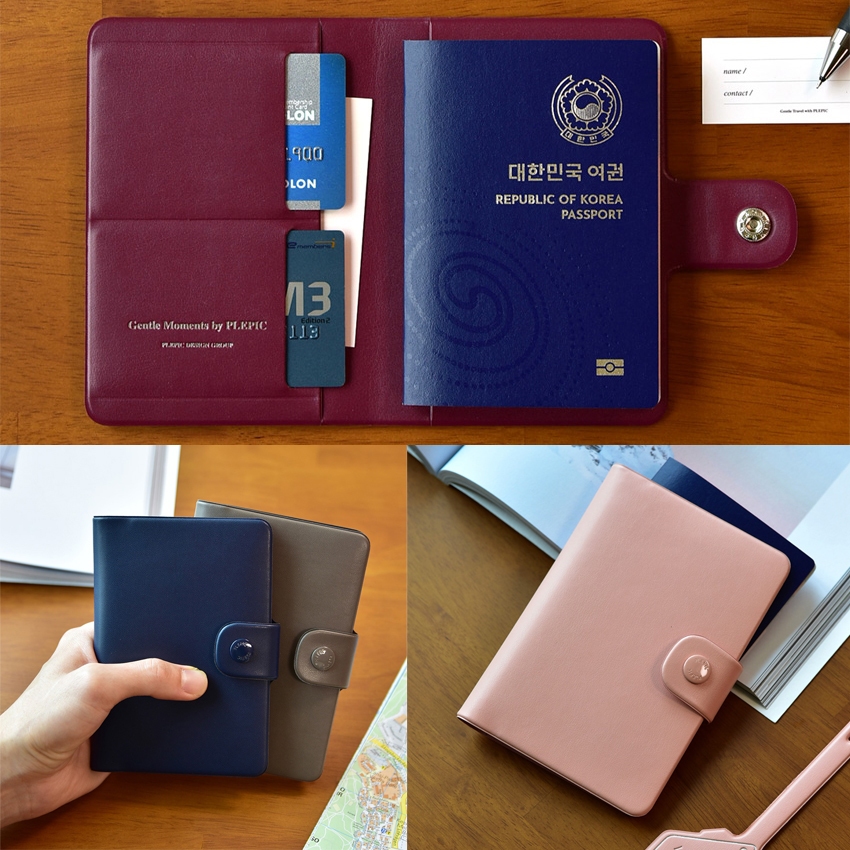 GENTLE PASS COVER - made in Korea anti skimming passport holder case ...