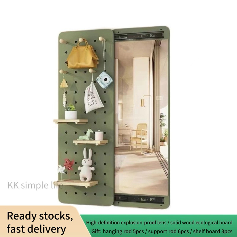 【2025 Hot Item】 Invisible Dressing Mirror push-pull hidden mirror ...