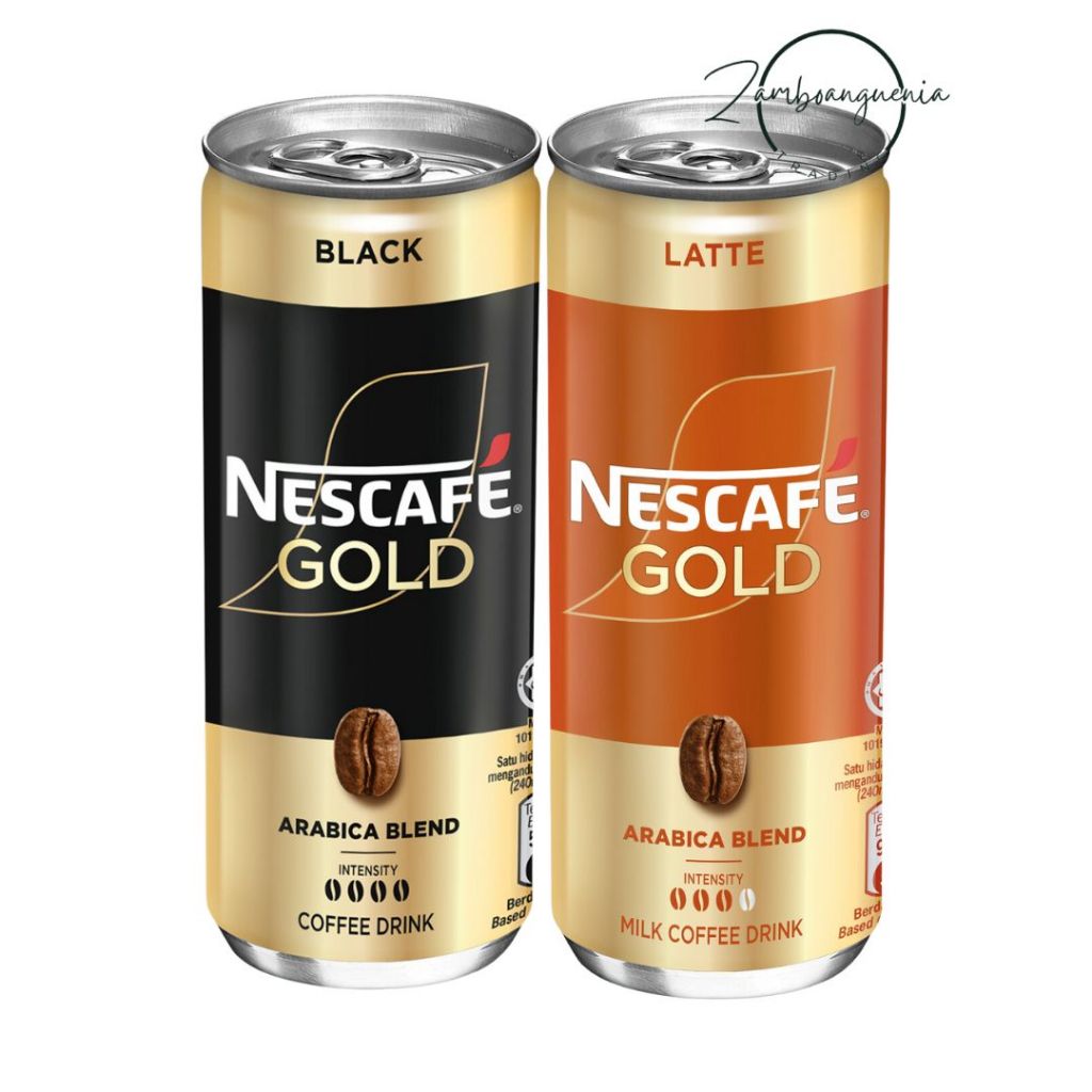 NESCAFE GOLD Coffee Drink with Arabica Blend (Black | Latte) (Bundle of ...