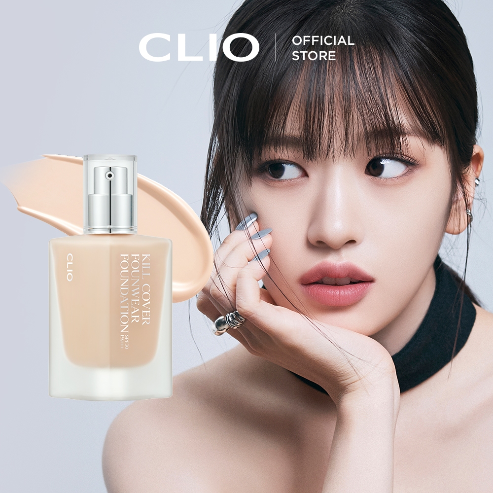 [CLIO] 72-hour Long Lasting Matte │ Kill Cover Founwear Foundation SPF30 PA+++ (Semi-matte ...