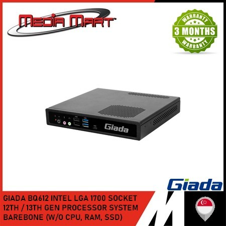 GIADA BQ612 INTEL LGA 1700 SOCKET 12TH / 13TH GEN PROCESSOR SYSTEM ...