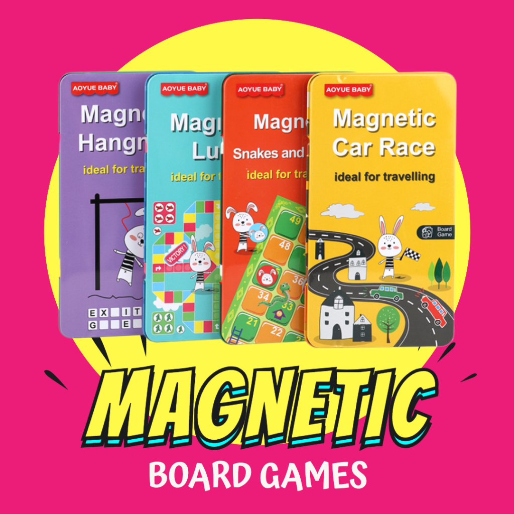 MsGiggles Magnetic Board Game for Kids Birthday Goodie Bag Gift Set ...