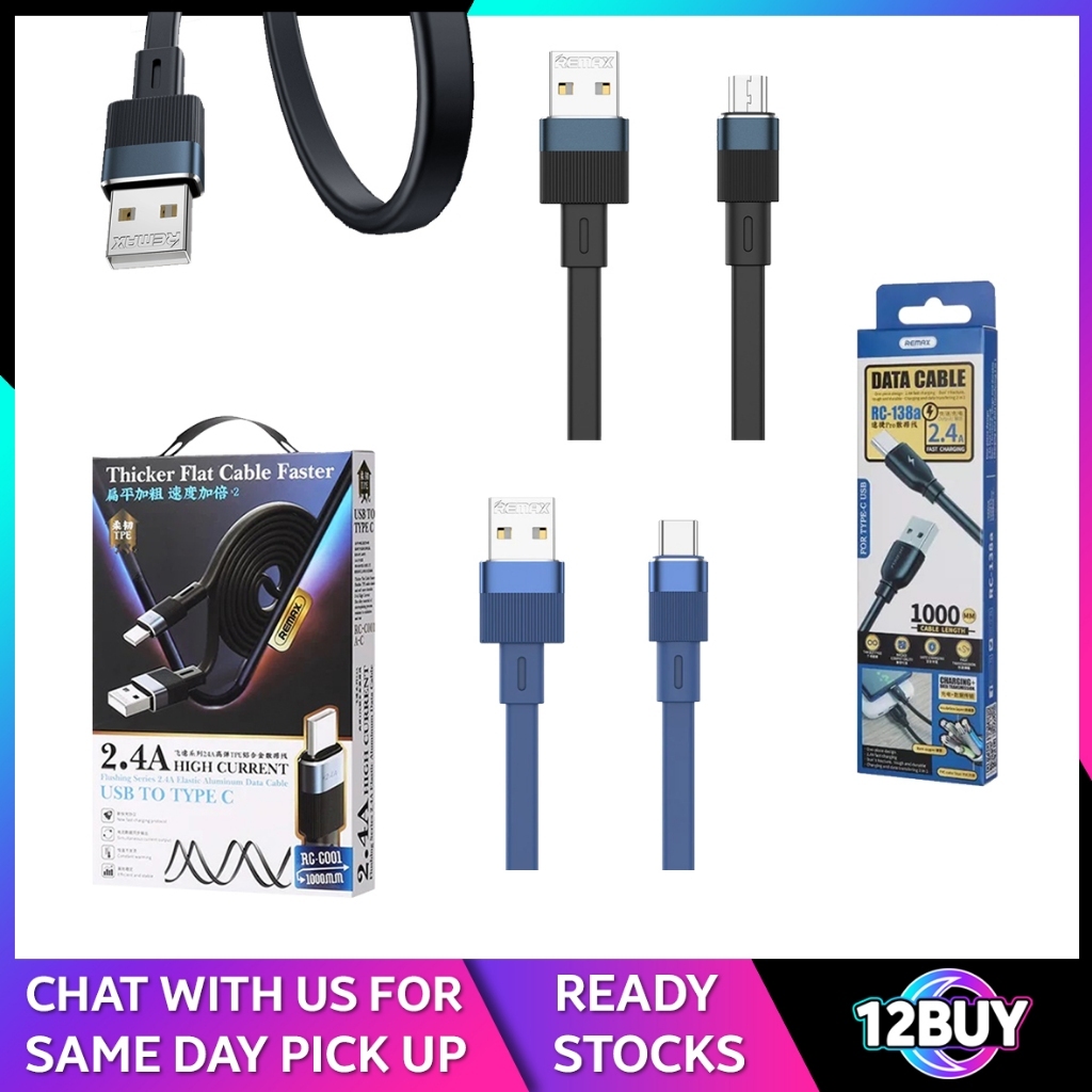 [3 for $10] Charging Cables Mix and Match USB Type C 4-in-1 12BUY.SG ...