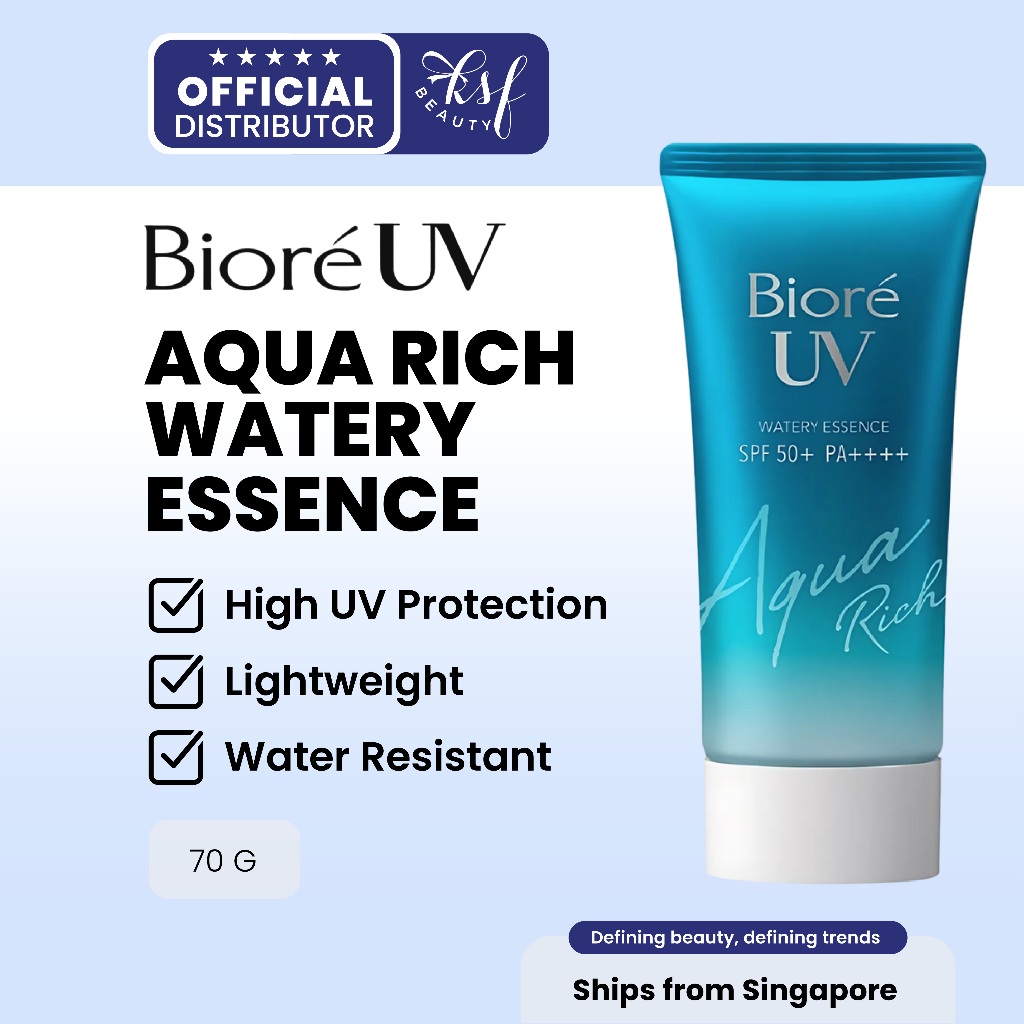 Biore Skincare UV Aqua Rich Watery Essence 70g | Shopee Singapore