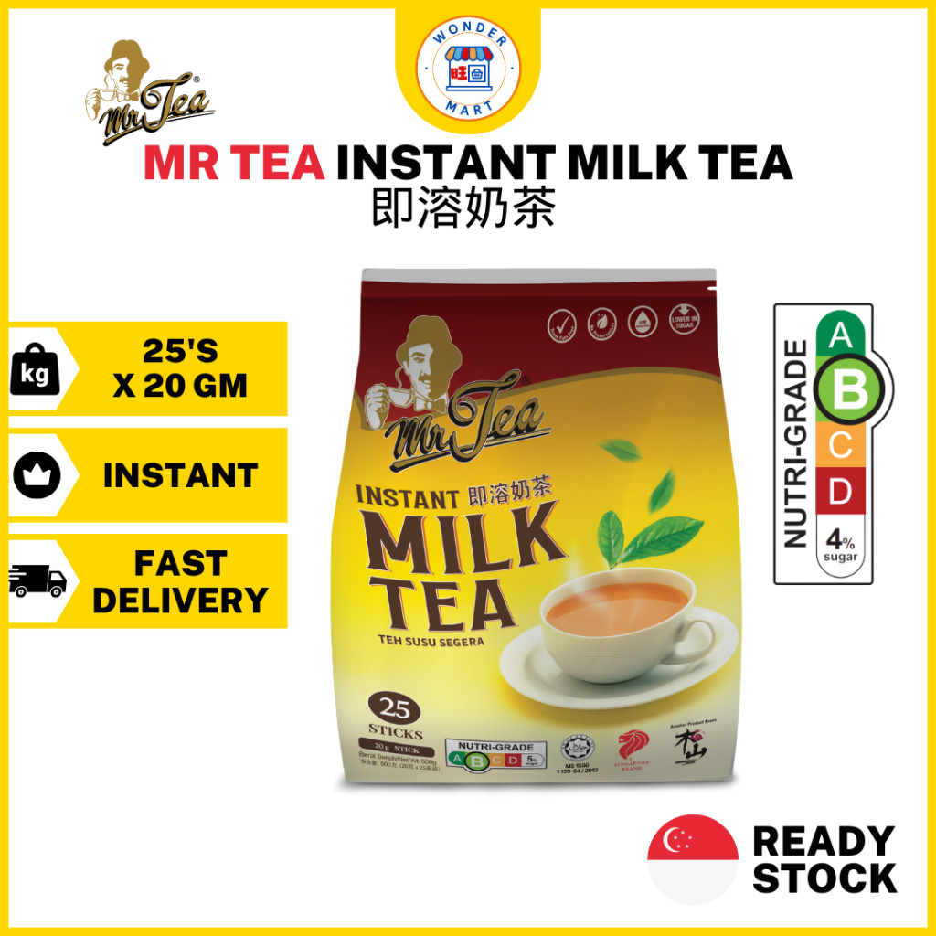 MR TEA Instant Milk Tea 3in1 Mix 20gm x 25s' | Shopee Singapore