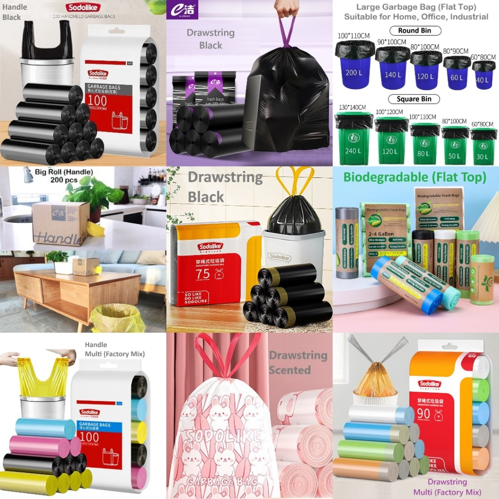Garbage Rubbish Trash Waste Disposable Bags For Home, Office ...