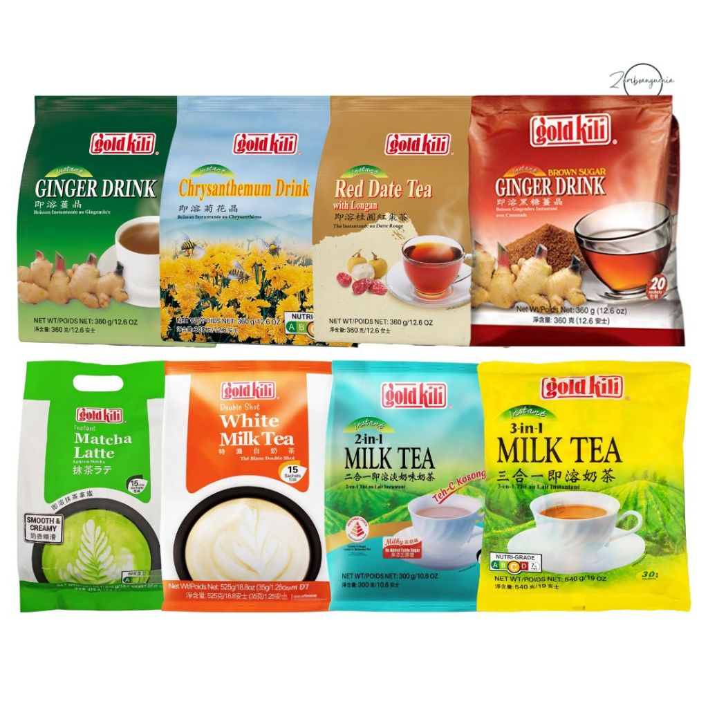 GOLD KILI Instant Milk Tea & Drink Assorted Variants [SG] | Shopee ...