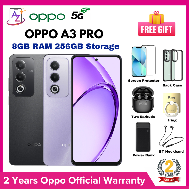 OPPO A3 Pro 5G (8GB 256GB ROM) 120Hz Ultra Bright Display 45W ...