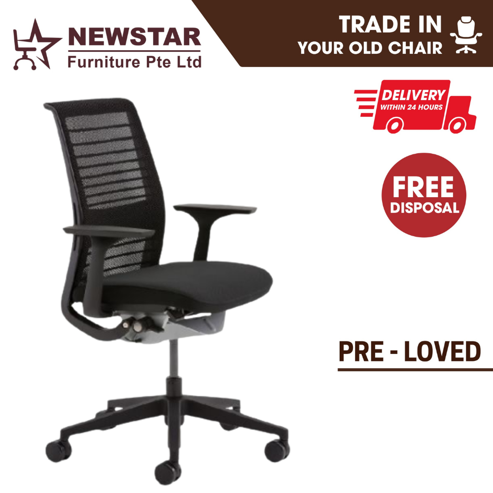 Steelcase Think Chair, Steelcase Think Drafting chair with 3D Knit Back ...