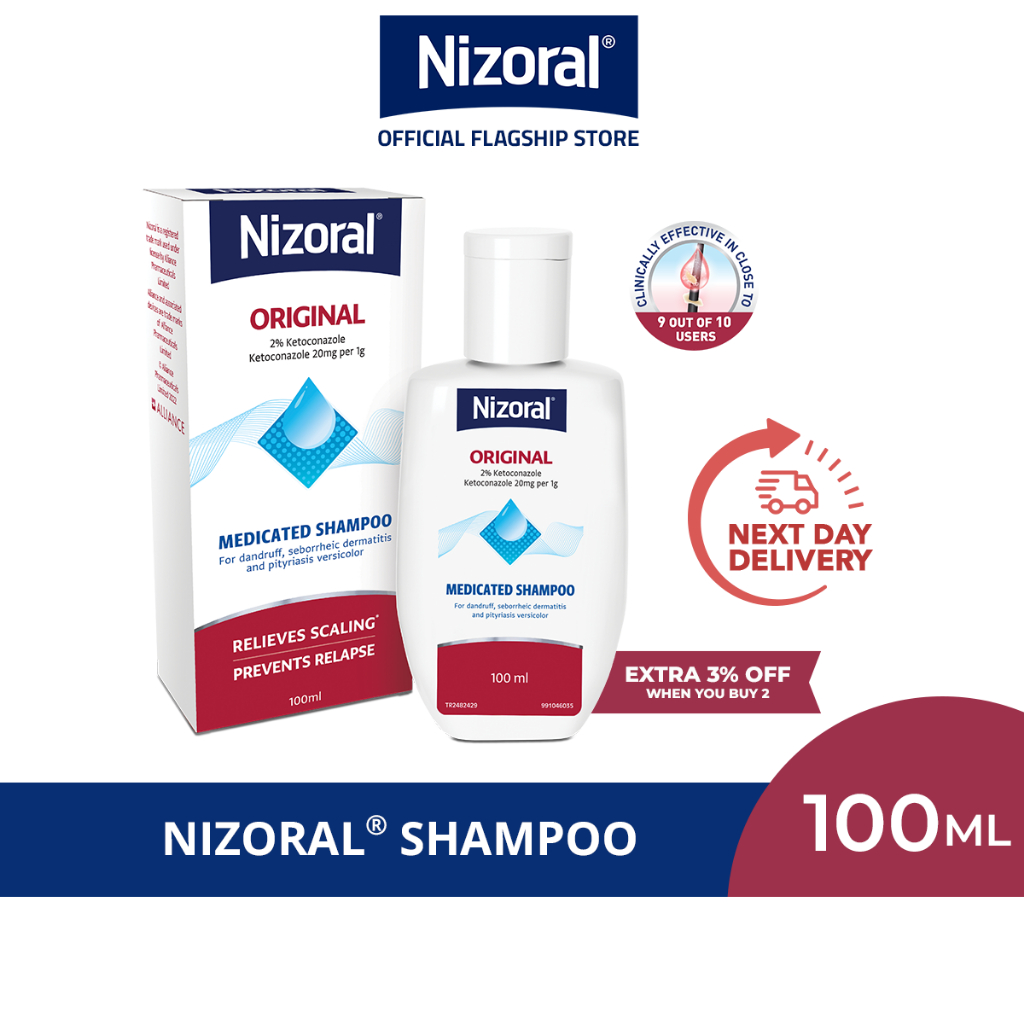 [NIZORAL OFFICIAL STORE]Nizoral® 2% Ketoconazole Anti-dandruff Shampoo ...