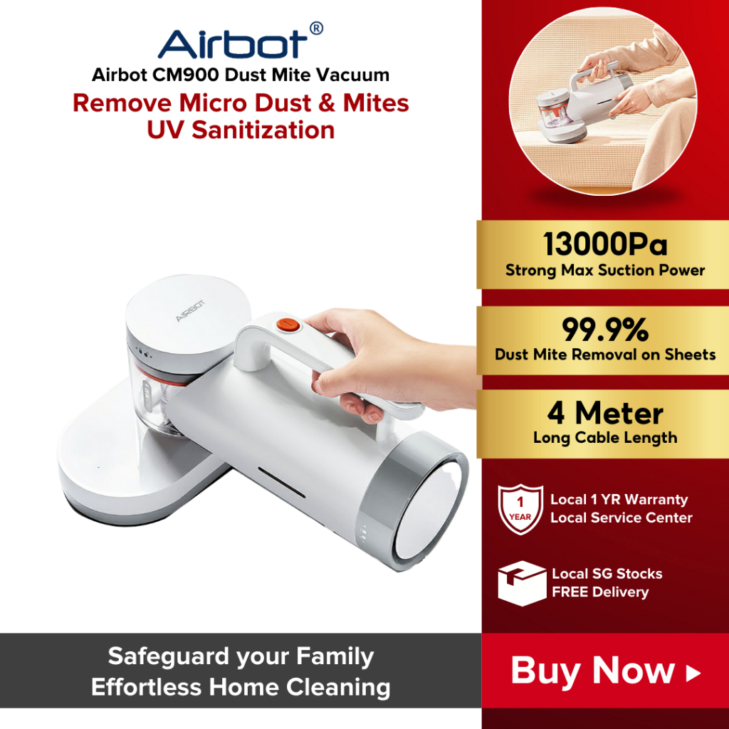 Airbot Mites Vacuum CM900 | Handheld Dust Mite Vacuum Cleaner Killer ...