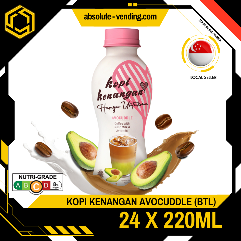 KOPI KENANGAN Avocuddle 220ML X 24 (BOTTLE) | Shopee Singapore