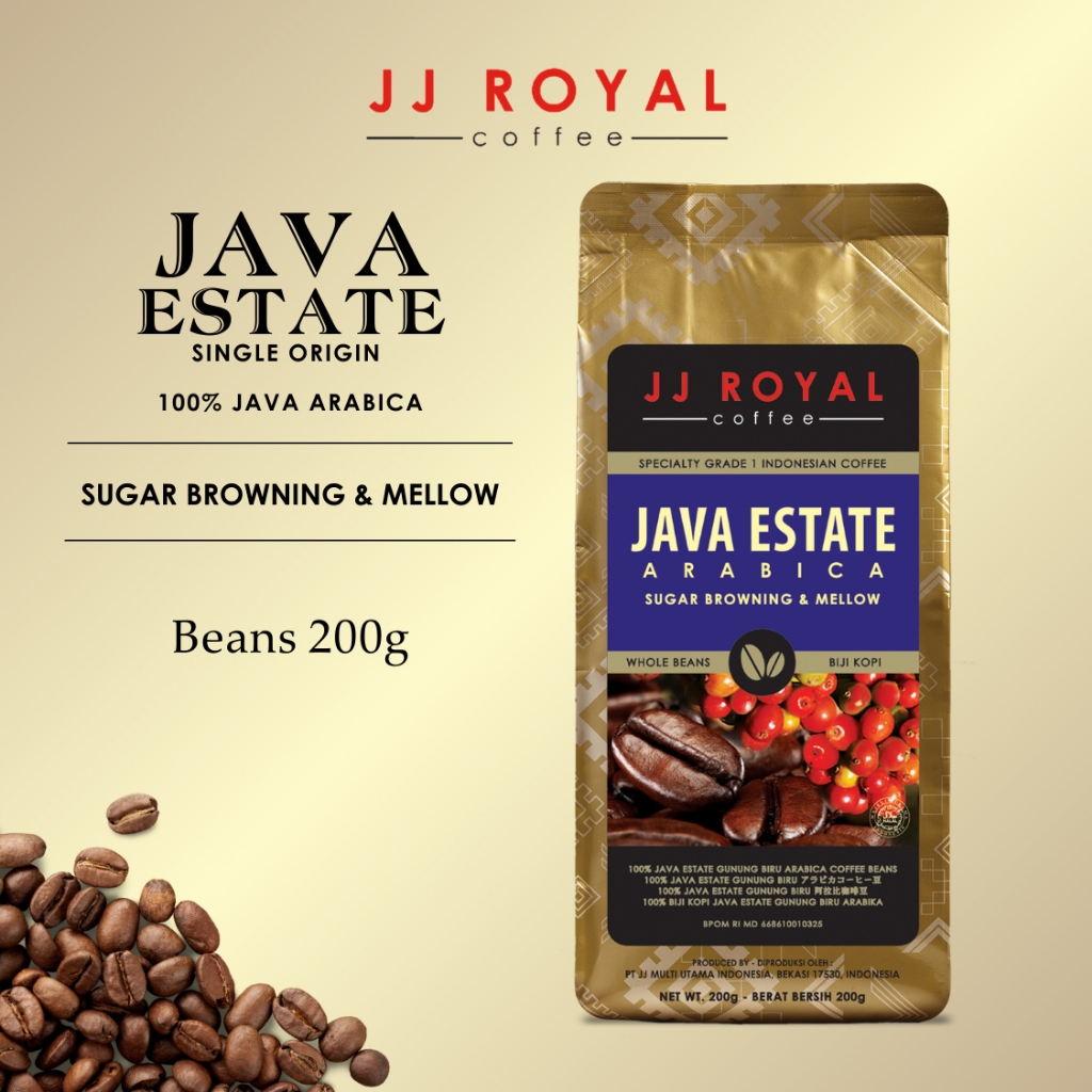 JJ Royal Coffee | Java Estate 100% Java Arabica Coffee (Whole Bean ...