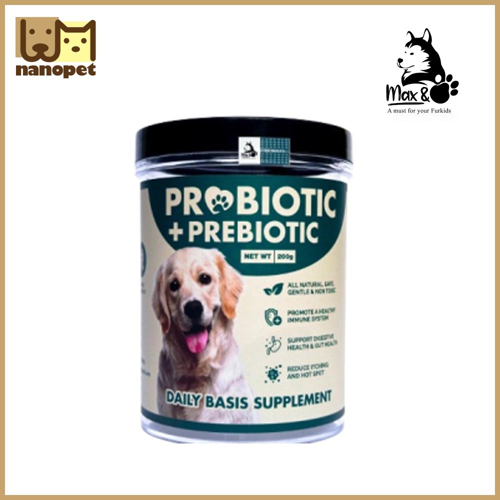 Max and Paw Pet Supplement Dog Supplement Probiotic - All Natural ...