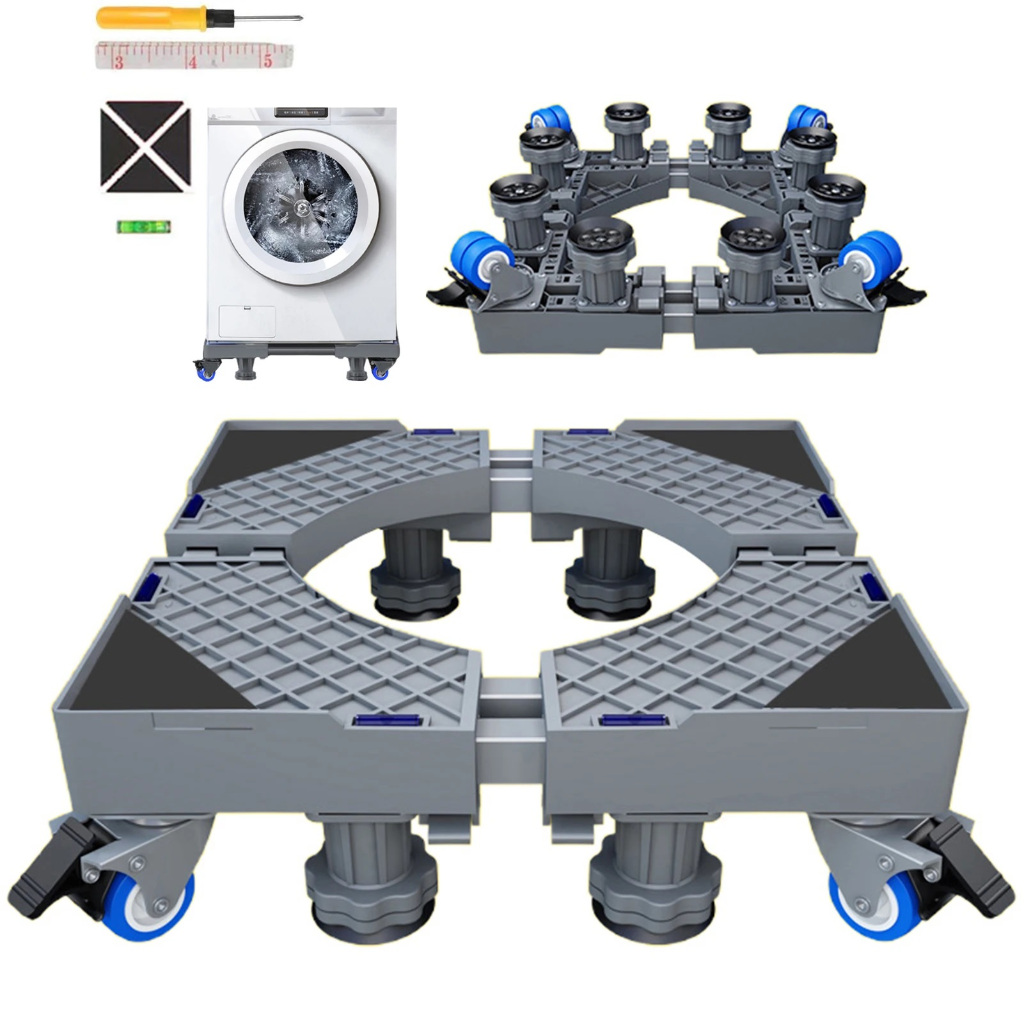 【SG STOCK】Movable Washing Machine Base Refrigerator Stand Roller Base ...