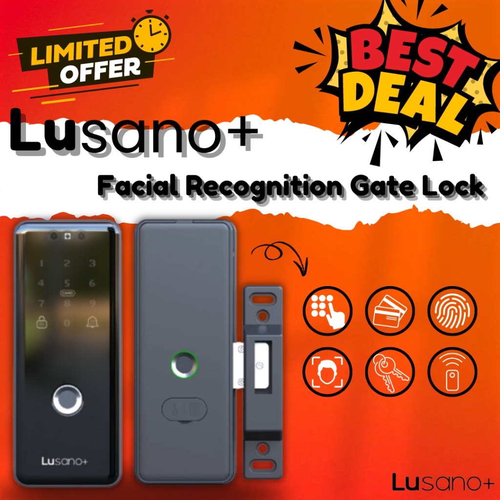 [NEW LAUNCH & CHEAPEST IN SG] Lusano Cheapest Facial Recognition Gate ...