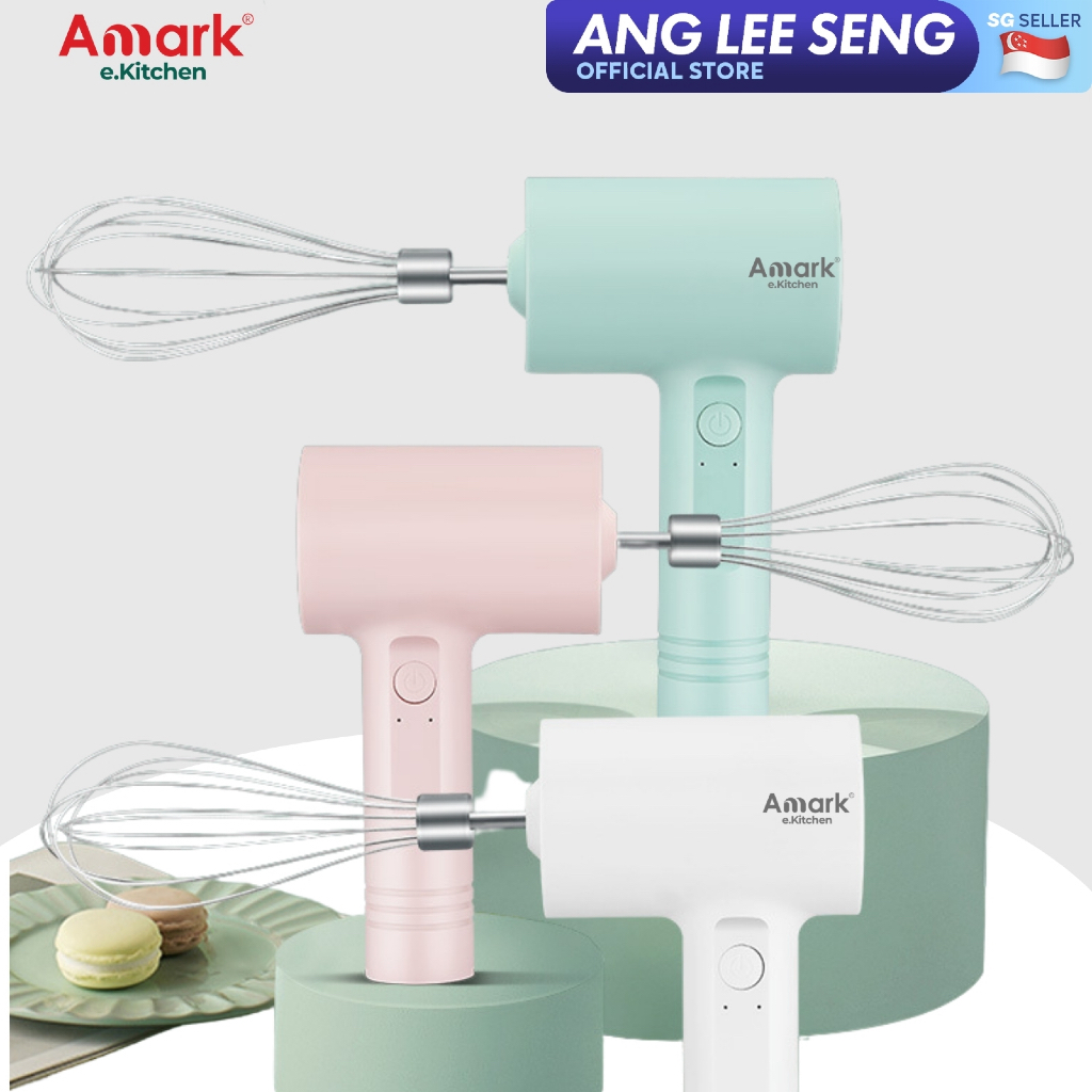 Amark e.Kitchen Cordless USB-Rechargeable Multi-Use Mixer & Scrubber ...
