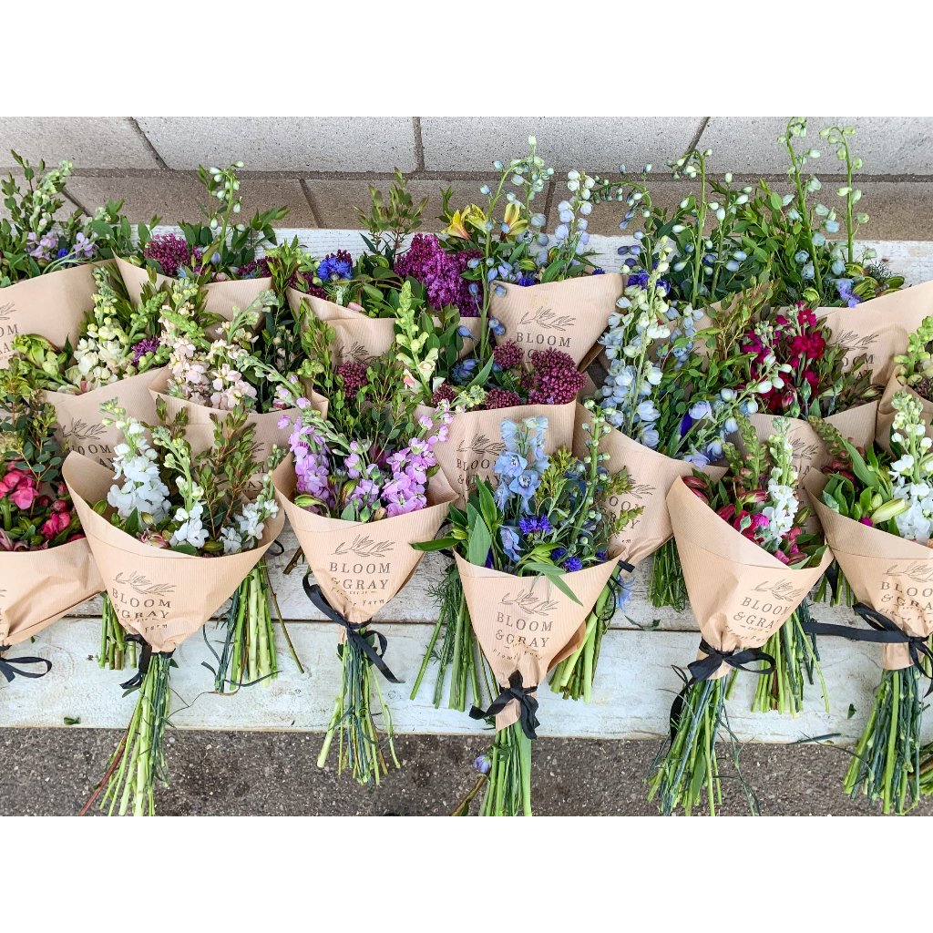 Daily Pick Fresh Flower Bouquet All Random Design Wrapped in Kraft ...