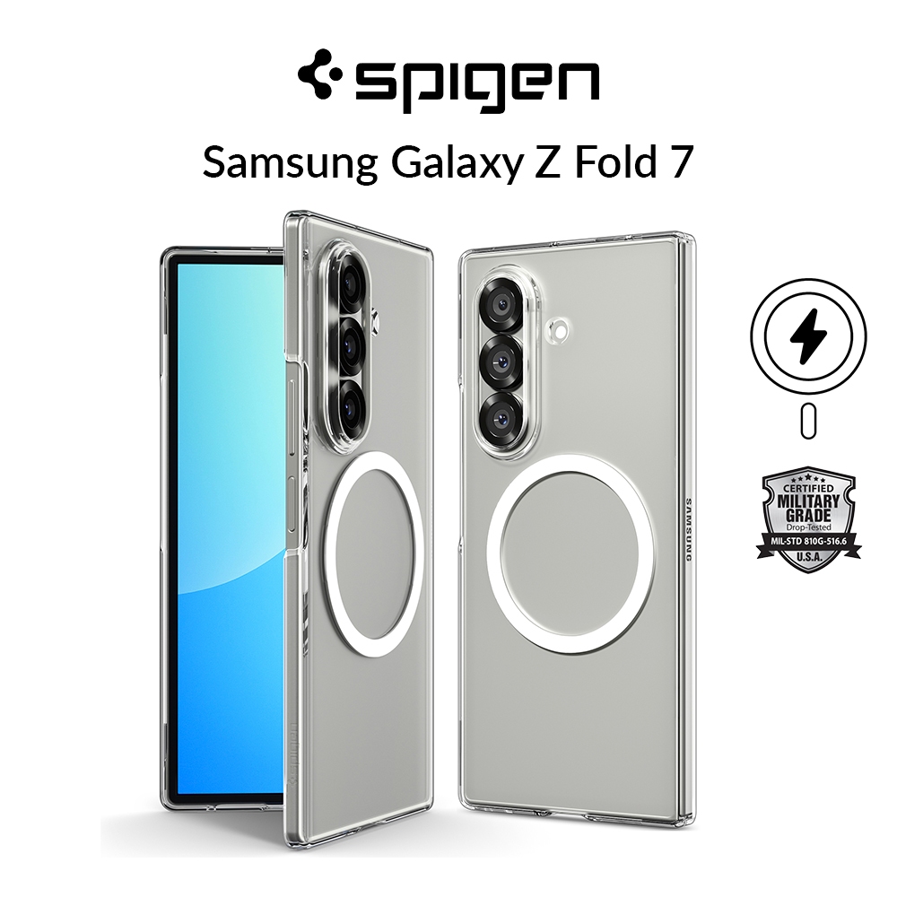 Spigen Samsung Z Fold 7 Case Air Skin MagFit Magnetic Phone Case Galaxy ...