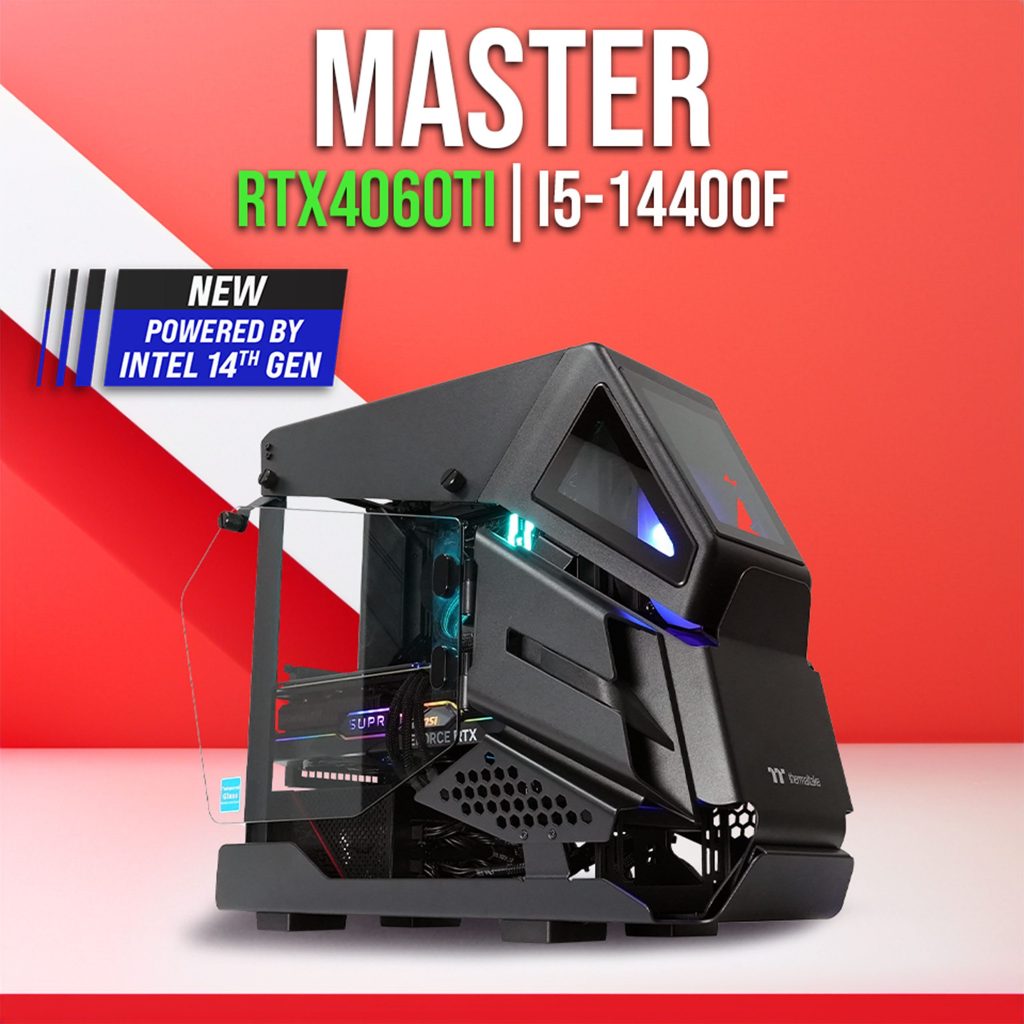 INVADER MASTER M34 | RTX 4060 Ti | i5-14400F GAMING DESKTOP | Shopee ...