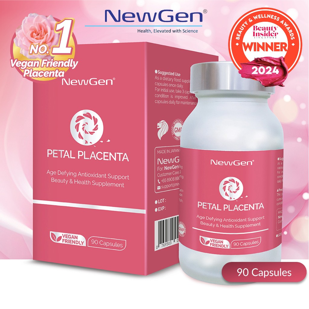 NewGen Petal Placenta Vegan Friendly Anti Aging Health Beauty Supplement | Shopee Singapore