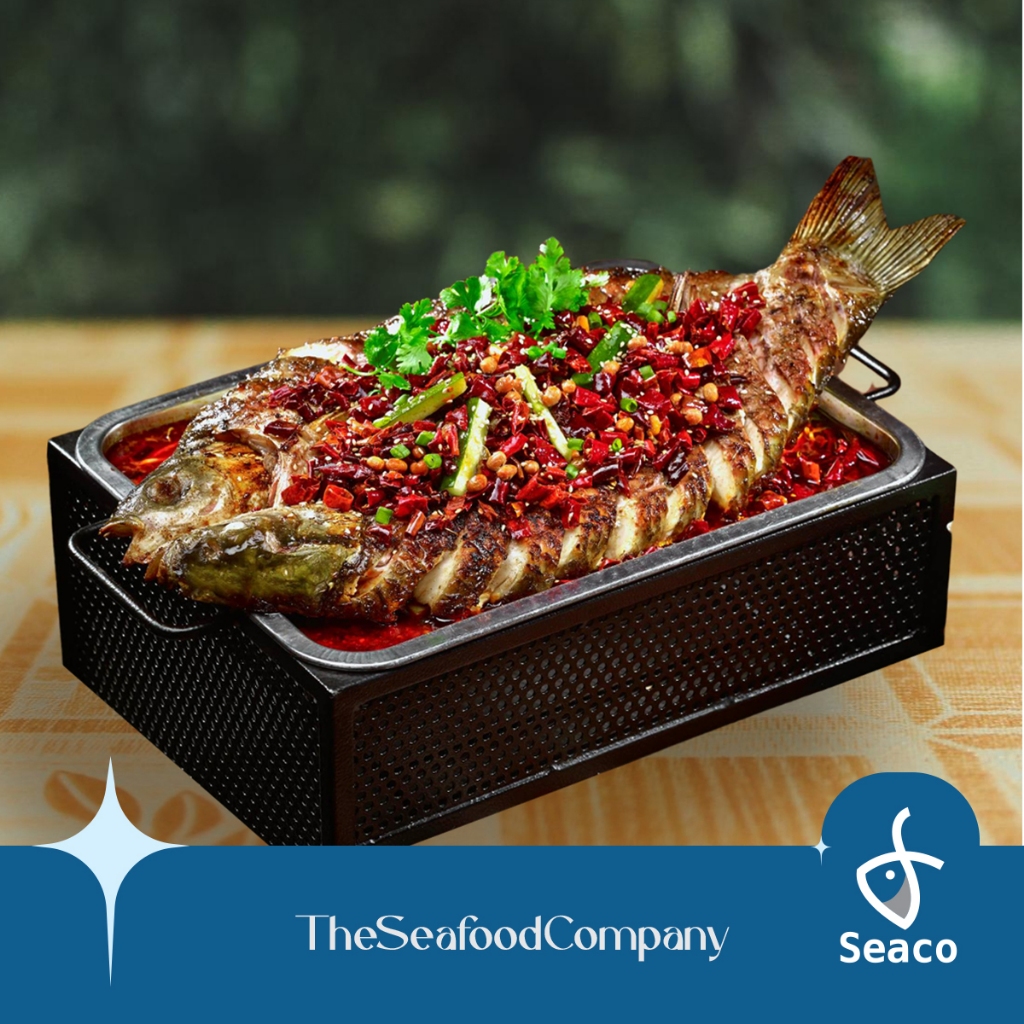 [SEACO] Grilled Fish Spicy Flavour Grilled Sea Bass | Shopee Singapore