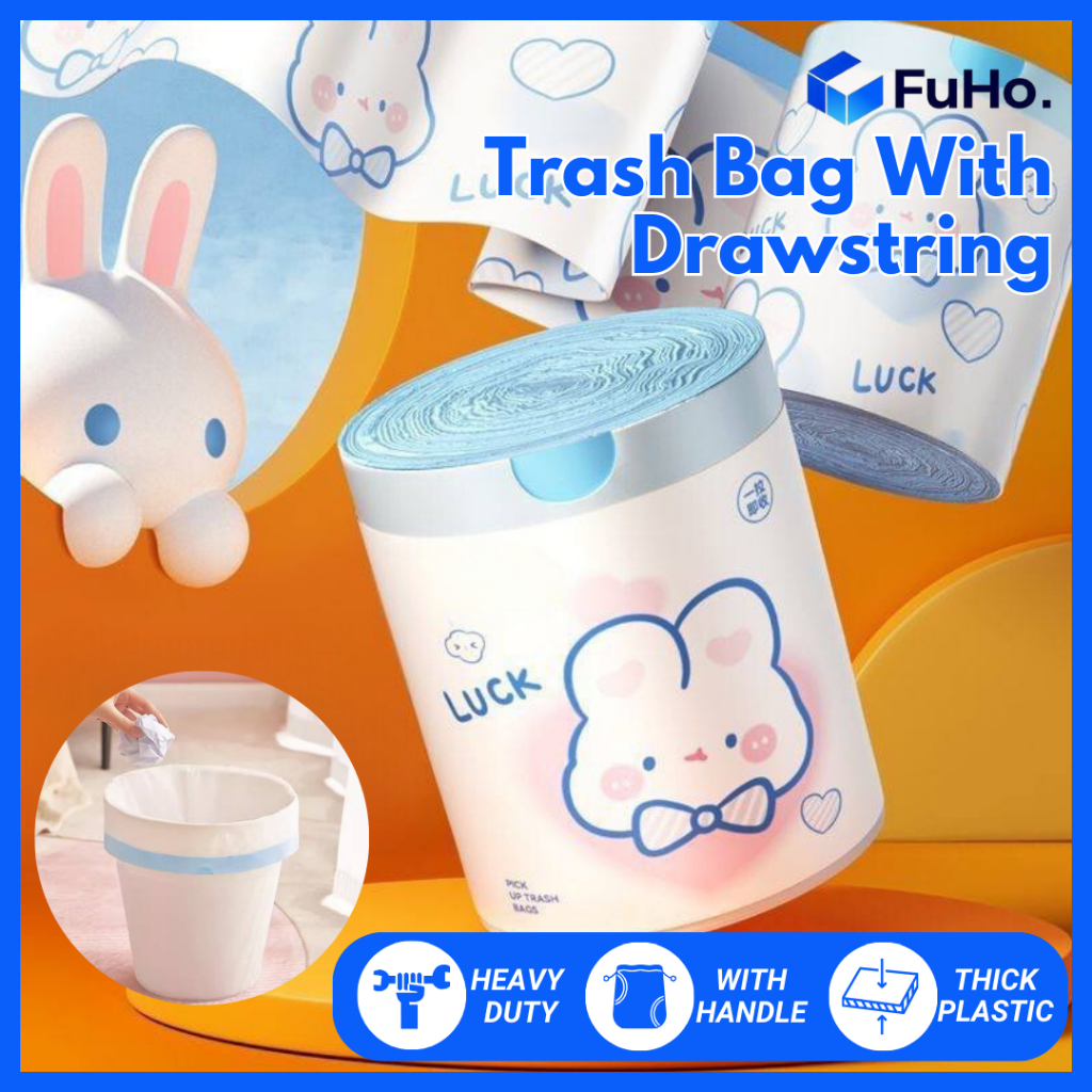 🇸🇬READY STOCK🇸🇬 Fuho 50pcs Trash Bag | Heavy Duty Trash Bag | Dustin ...