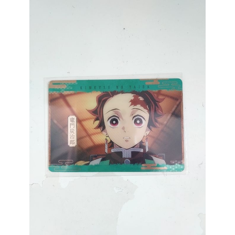 Tanjiro Demon slayer kimetsu no yaiba anime bandai card | Shopee Singapore