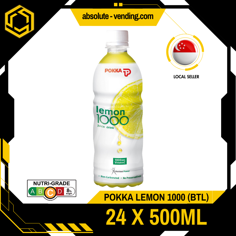 POKKA Lemon 1000 500ML X 24 (BOTTLE) | Shopee Singapore