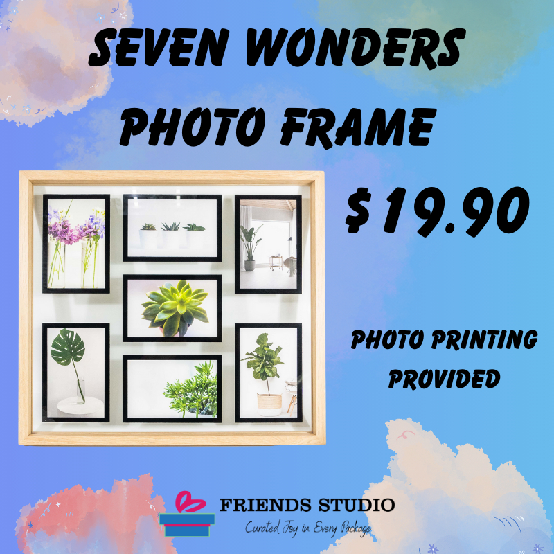 Seven Wonders Photo Frame | Shopee Singapore