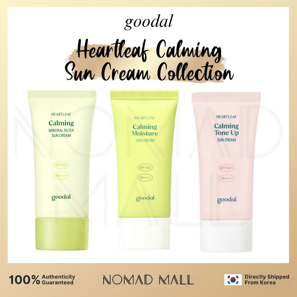 [GOODAL] Heartleaf (Houttuynia Cordata) Calming Sun cream Collection ...
