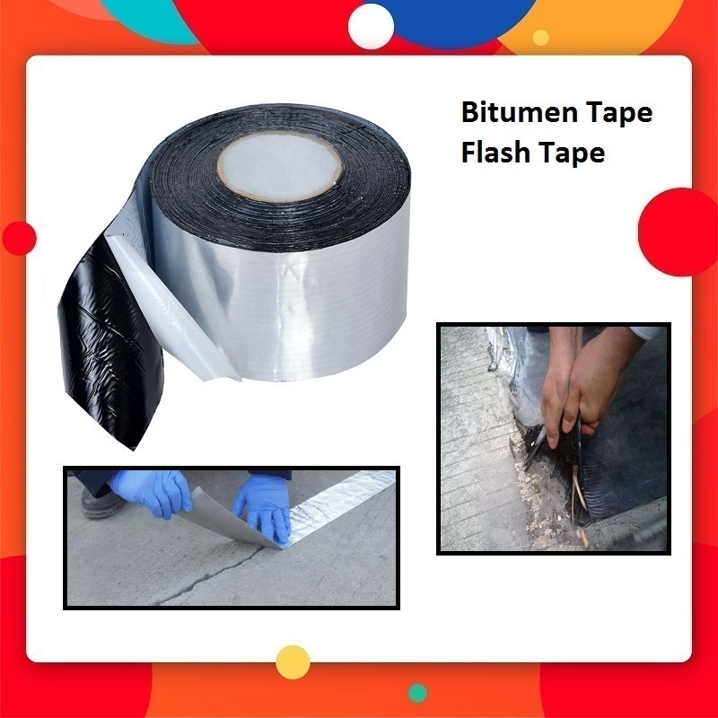 FLEX TAPE / FLASHING BITUMEN TAPE Penampal Pelbagai Guna Zink/PVC/Kayu ...