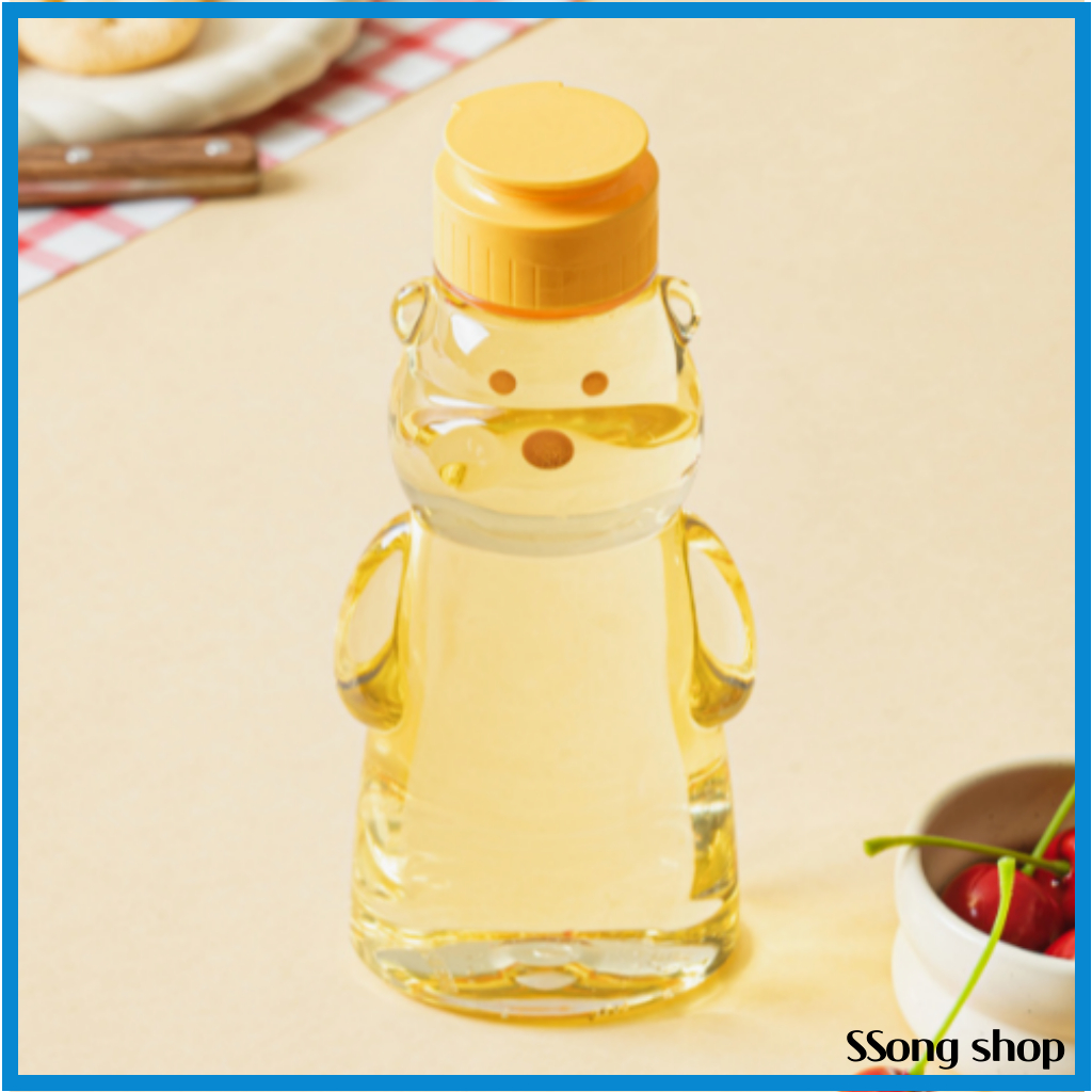 Daiso Korea Cozy Autumn Bear Honey Jar 370ml | Shopee Singapore