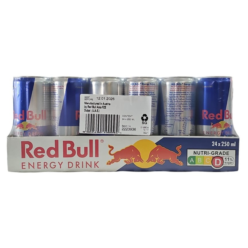 RedBull Europe (24cans x 250ml) | Shopee Singapore