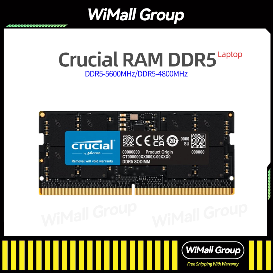 Crucial DDR5 Laptop Memory/Crucial Laptop RAM DDR5 5600MHz 32GB/16GB ...