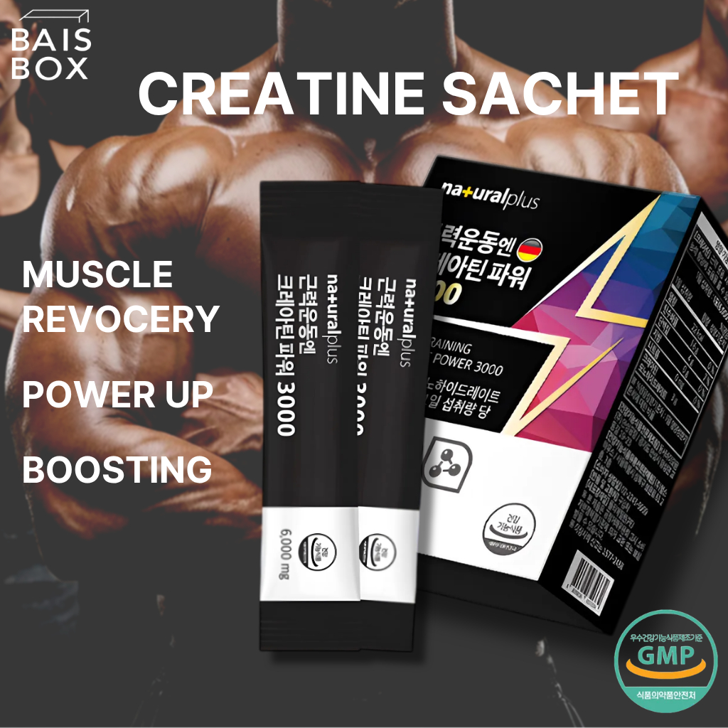 Creatine Monohydrate Powder 3000mg Sachet – Naturalplus German Creatine ...