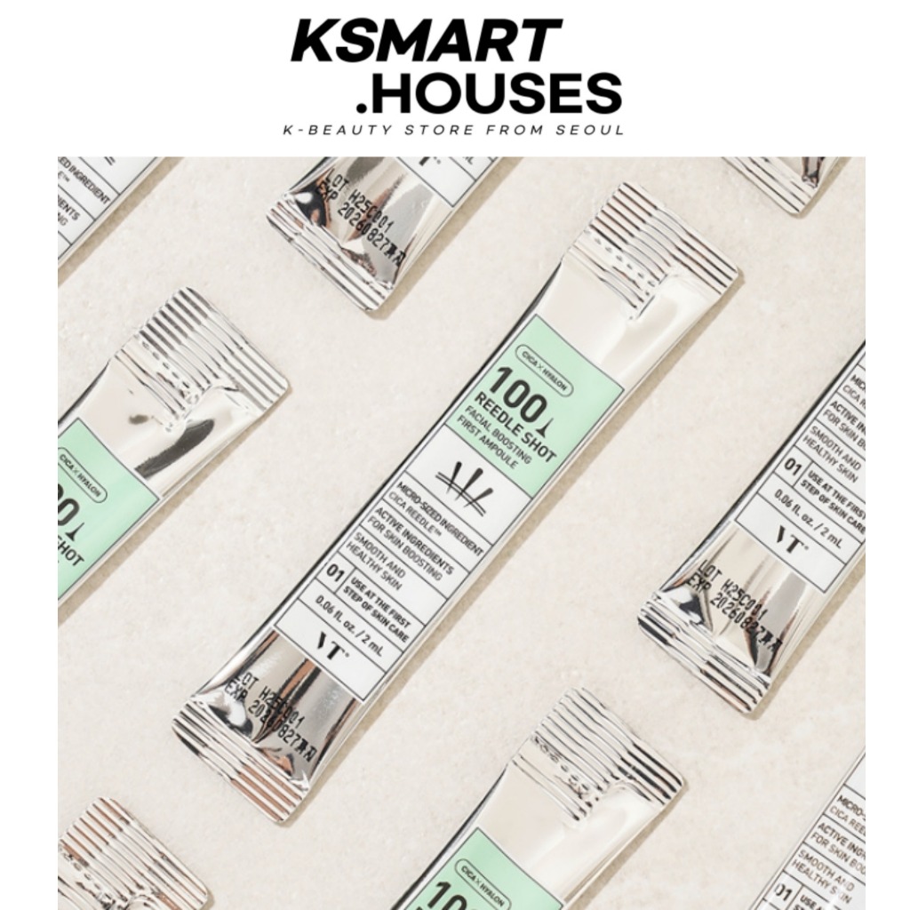 [Olive Young Best] VT Riddle Shot 100 Facial Boosting First Ampoule 2ml ...