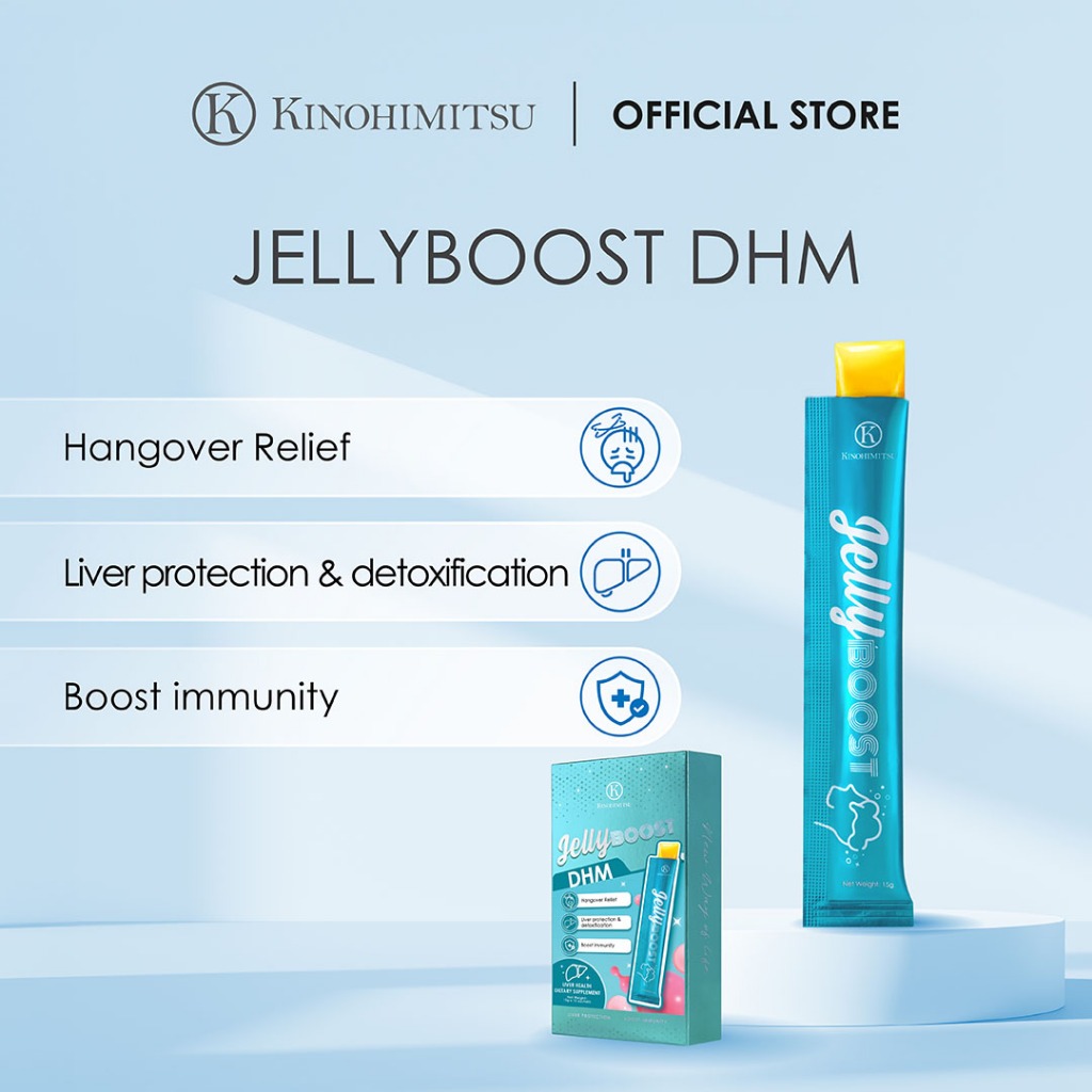 Kinohimitsu JellyBoost DHM Liver Health Dietary Supplement Jelly 15g ...