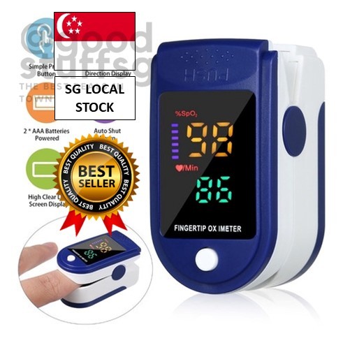 [SG FREE 🚚] Oximeter Portable Fingertip Pulse Blood Oxygen Saturation ...