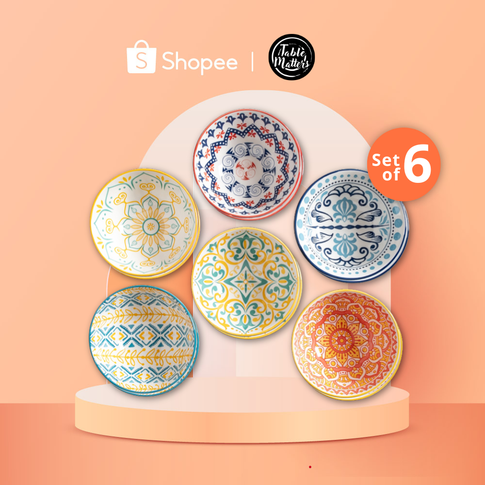 Shopee x Table Matters - Assorted Victoria Ripped 6 inch Soup Bowl ...