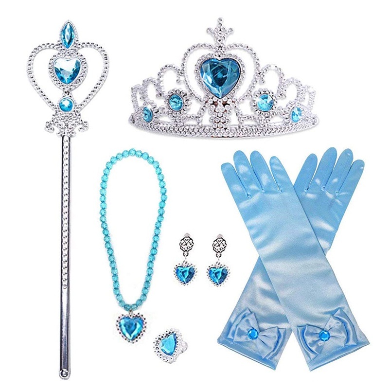 [SG Stock] Kids Crown Magic Wand/Princess Crown Set /Frozen Elsa Crown ...