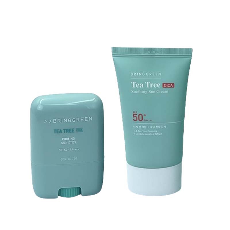 [Bring Green]Tea Tree Soothing Sun Cream 50ml / Sun Stick 20g SPF50 PA ...