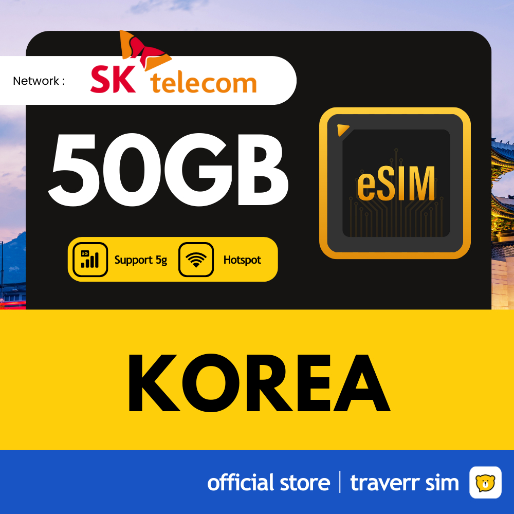 【韩国 Korea + Jeju eSIM】【5G🔥】【SKT】South Korea Travel eSIM 韩国 | Shopee Singapore