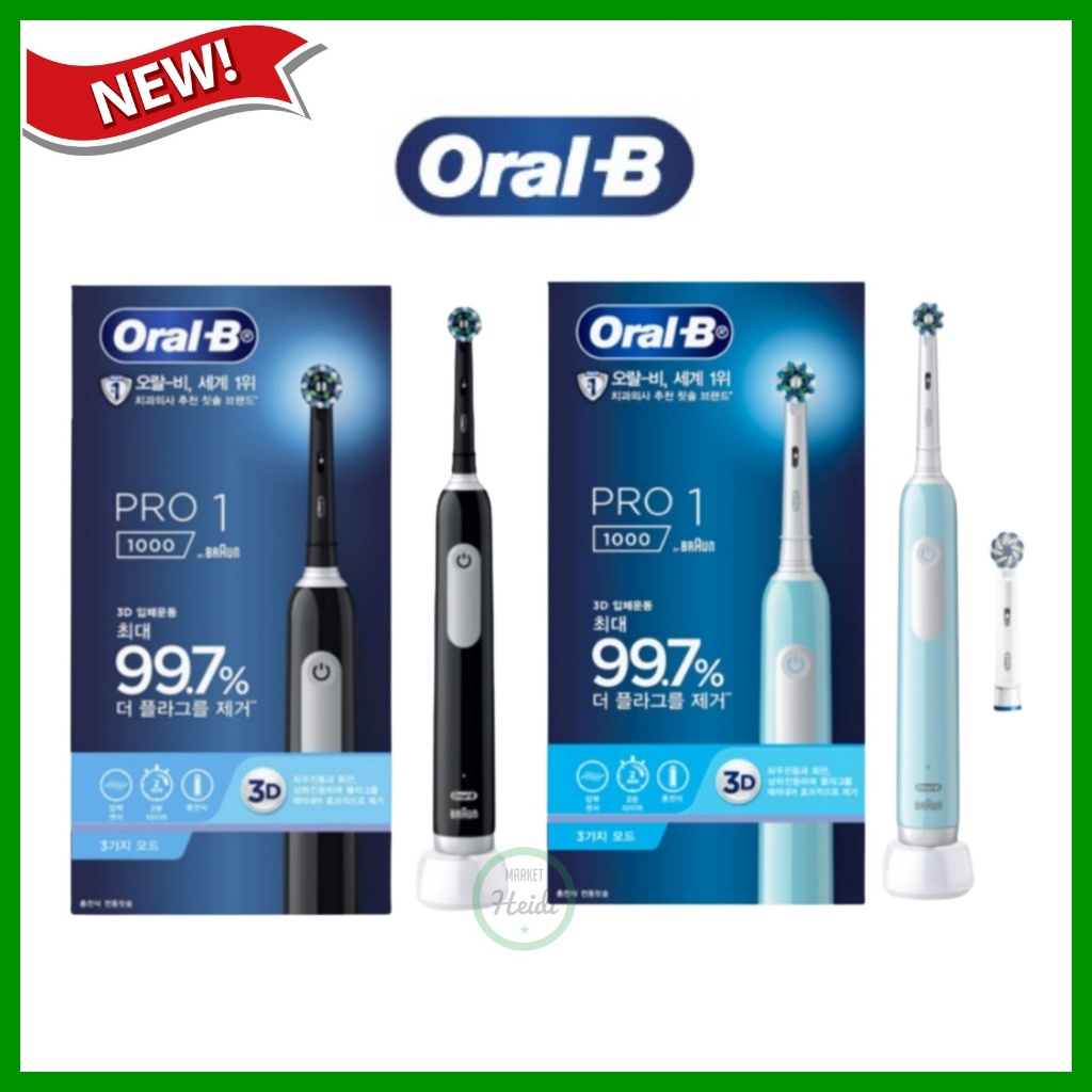 Oral-B PRO 1000 Electric Toothbrush Set / Rechargeable Rotating Toothbrush for Oral Hygiene and ...