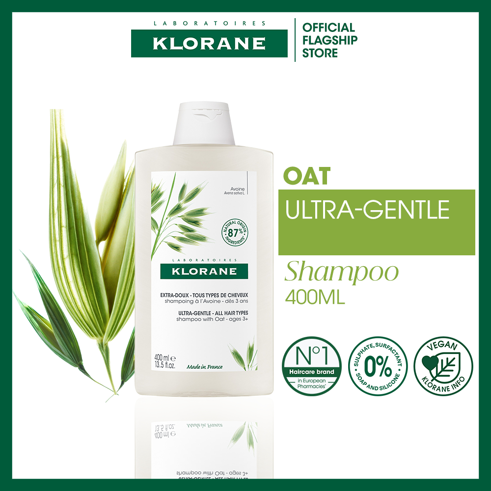 Klorane Oat Milk Ultra-Gentle Shampoo 400ml | For all hair types ...
